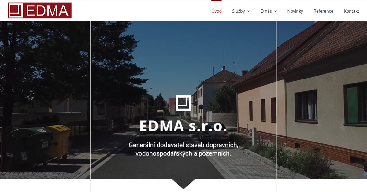 Edma - Vodohospodářské, dopravní, inženýrské a pozemní stavby